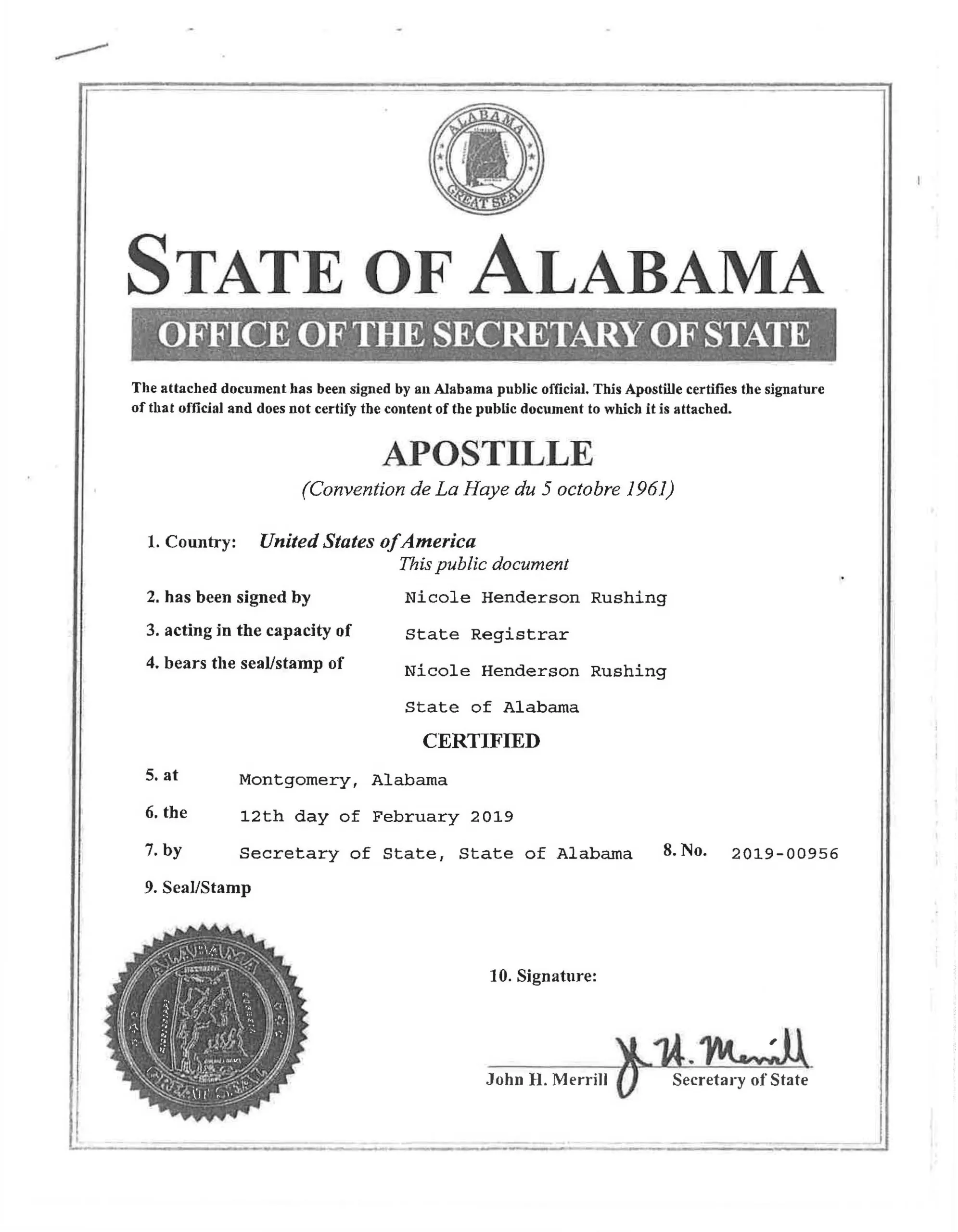 Fast & Easy Apostille Services in Alabama | One Source Process